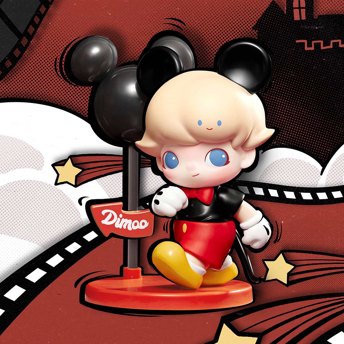 POP MART DIMOO WORLD × DISNEY Series Figures Blind Box Whole Set